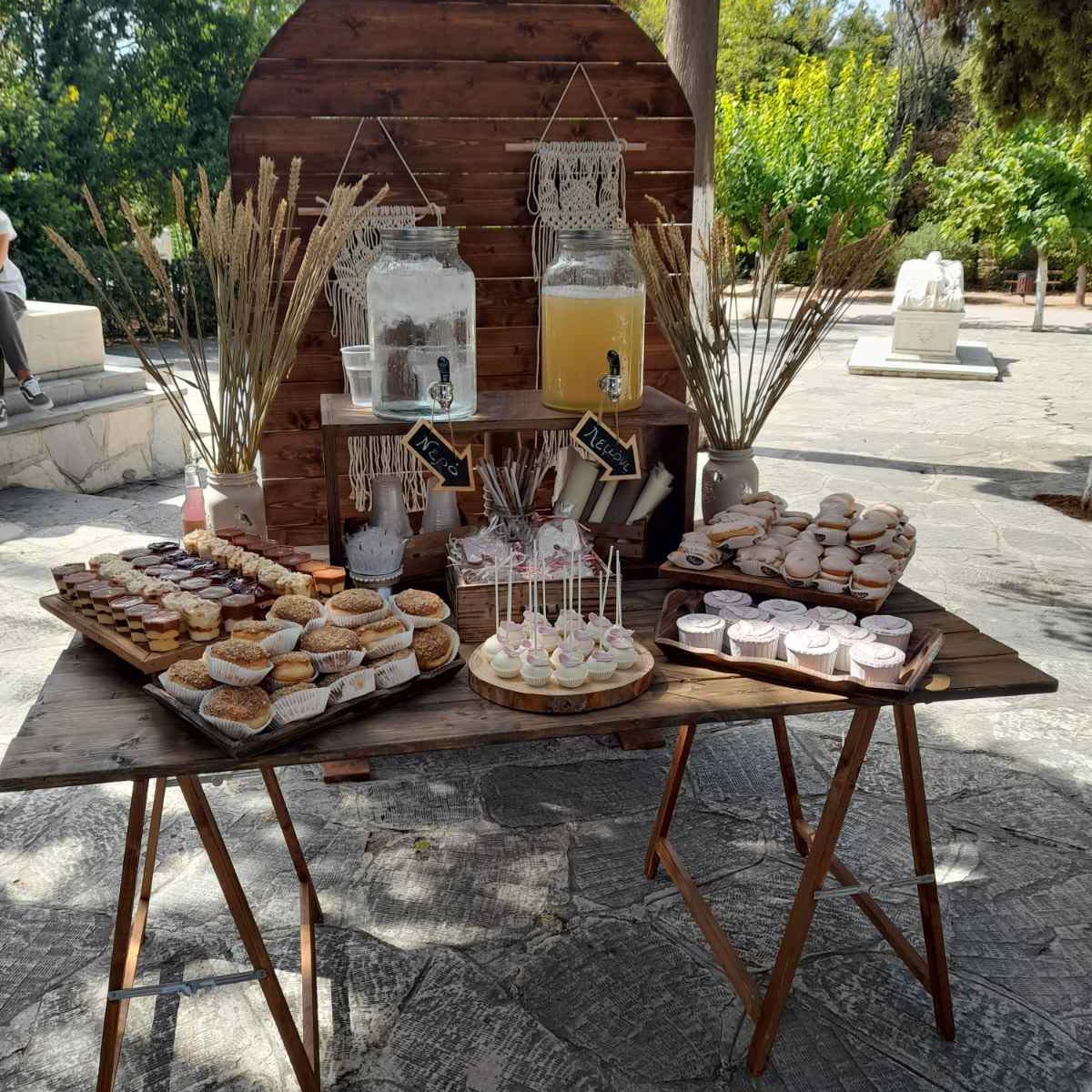 Candy Bar βάπτισης της μικρής Μελίνας - Θέμα βάπτισης Minnie Mouse